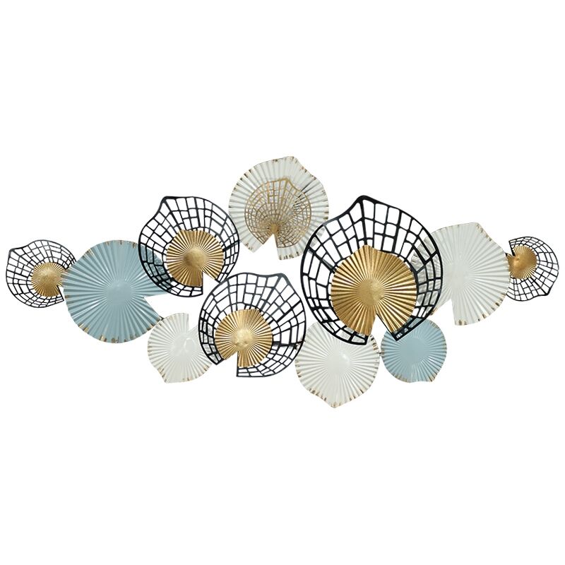 Silver white Blue Golden Black Luxury Classic Metal shaped Hanging Wall ...