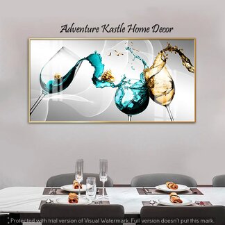 Crystal Porcelain 5D Wall Art 3 Piece Botany Leaves - Adventure Kastle ...