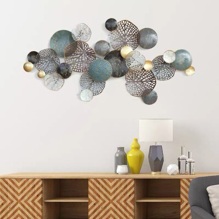 Luxury Look Extra Large Lotus Leaves | Metal Wall Art