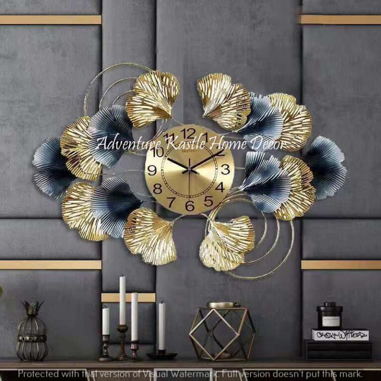 Modern Stylish Decorative 3D Metal Wall Clock - Adventure Kastle Home Decor