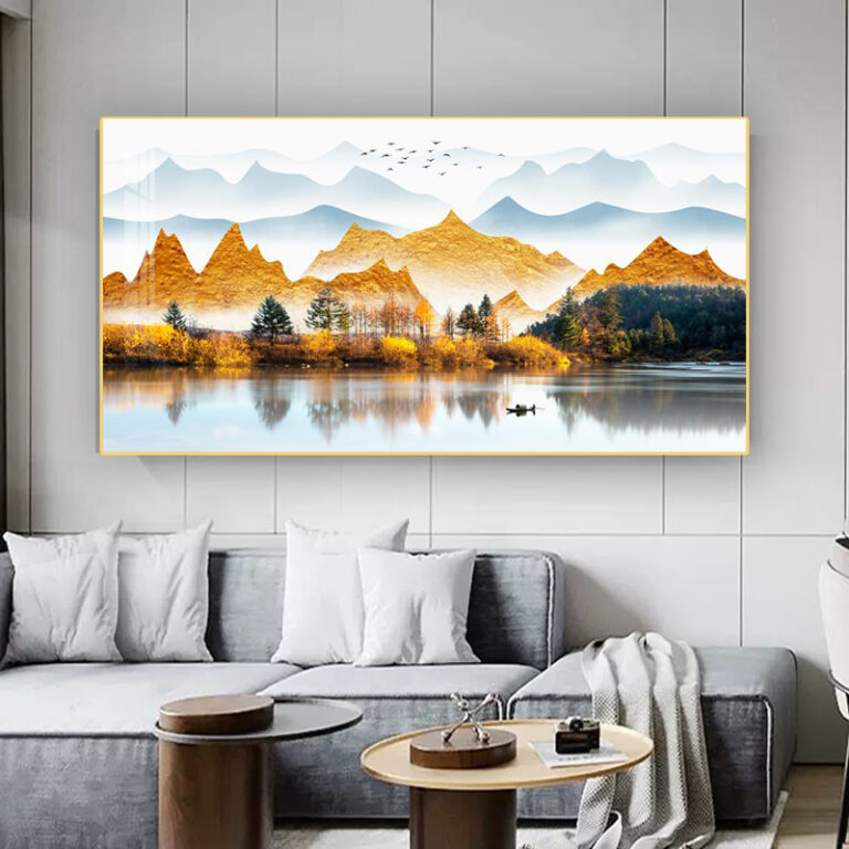 Crystal Porcelain 5D Wall Art Nature View Mountains - Adventure Kastle ...
