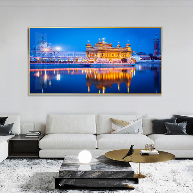 3D Sikh Religious Golden Temple Wall Art – Adventure Kastle Home Decor