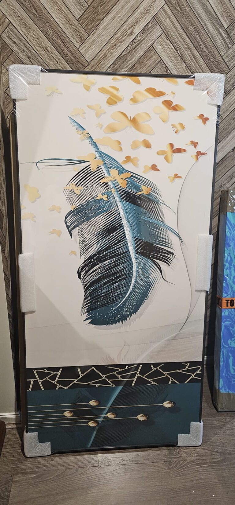 Crystal Porcelain 5D Wall Art Feathers and Butterflies - Adventure ...