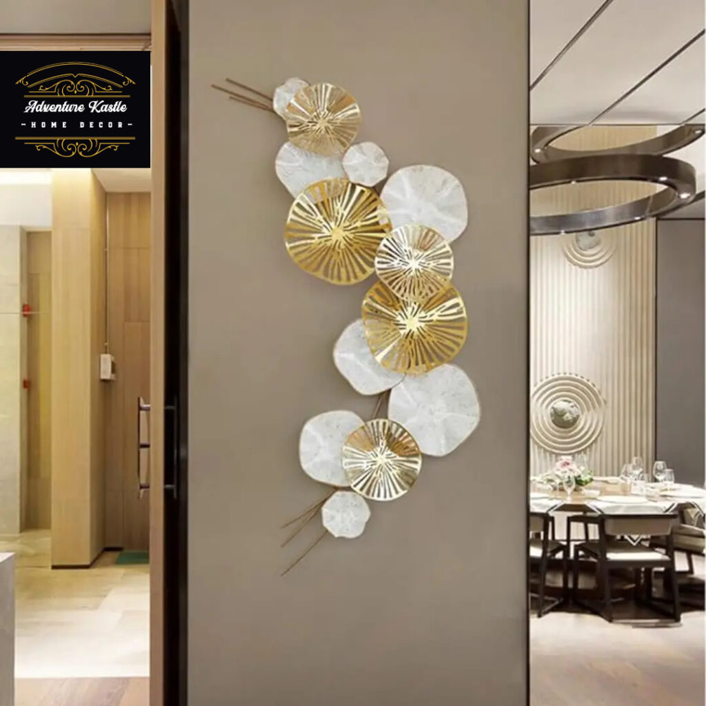 3D Abstract Lotus Three-Dimensional Shape Hollow-Carved Design Metal ...